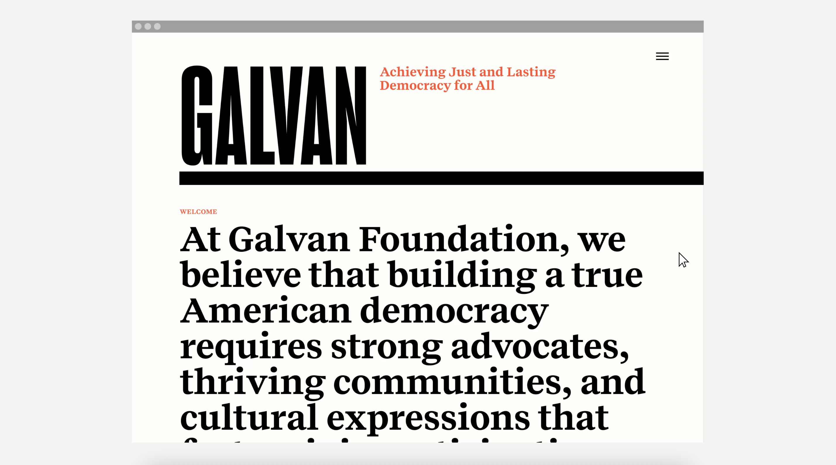 Galvan Center for the Common Good